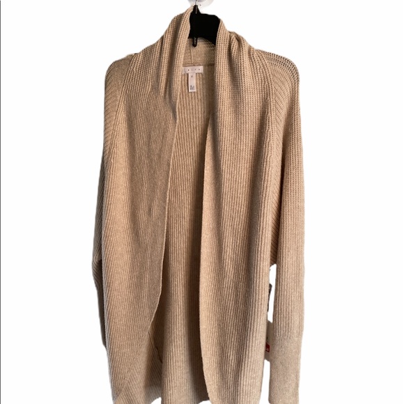Leith | Sweaters | Leith Dolman Sleeve Long Cardigan Beige Oatmeal ...